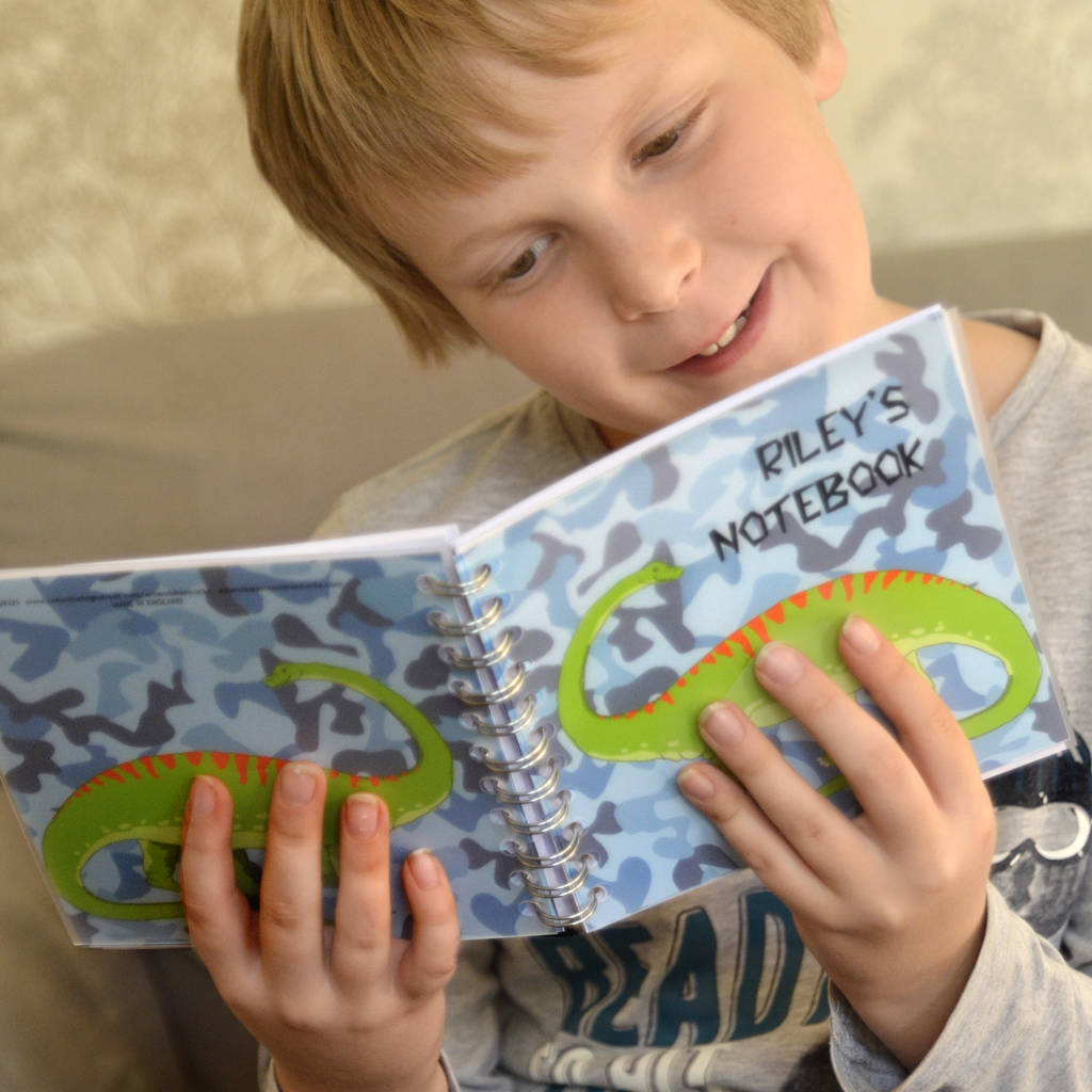 Dinosaur Notebook By Amanda Hancocks | notonthehighstreet.com