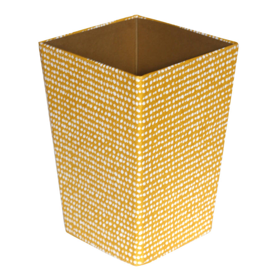 hand drawn spot waste paper bin by heart & parcel | notonthehighstreet.com