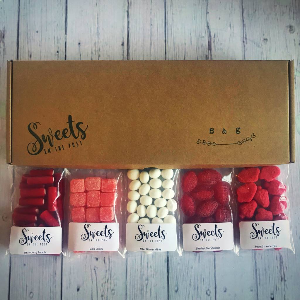 Personalised Initial Letterbox Sweets Box By Sweets In The Post ...