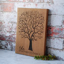 Personalised Family Tree By Bespoke & Oak Co. | notonthehighstreet.com