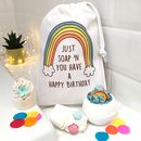 personalised bath bombs gift bag by pink pineapple home & gifts ...