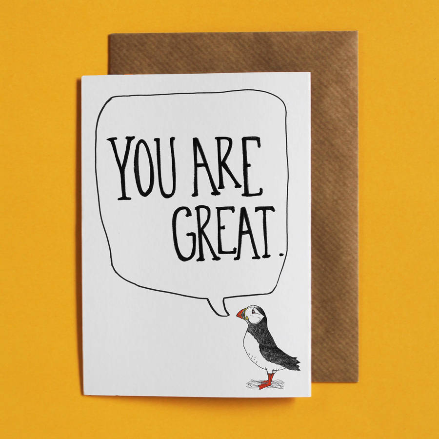 you are great teacher card by martha and hepsie | notonthehighstreet.com