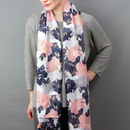 personalised colour block print scarf by studio hop ...