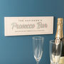 Personalised Wooden Prosecco Bar Sign By Oakdene Designs ...