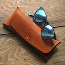 Personalised Leather Glasses Case By Hyde Wares | notonthehighstreet.com