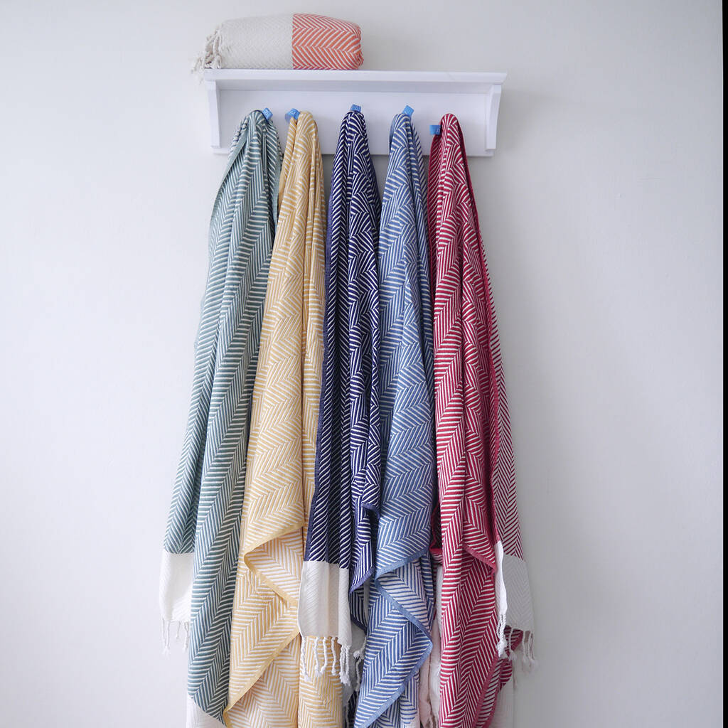 Herringbone Handloomed Soft Throw By Living Roots | notonthehighstreet.com