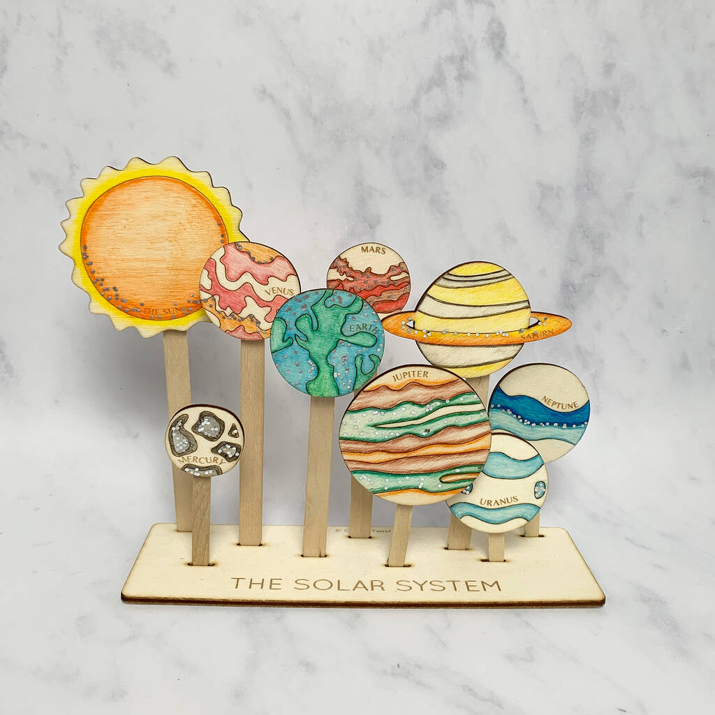 Personalised Solar System Craft Kit By Cotton Twist ...