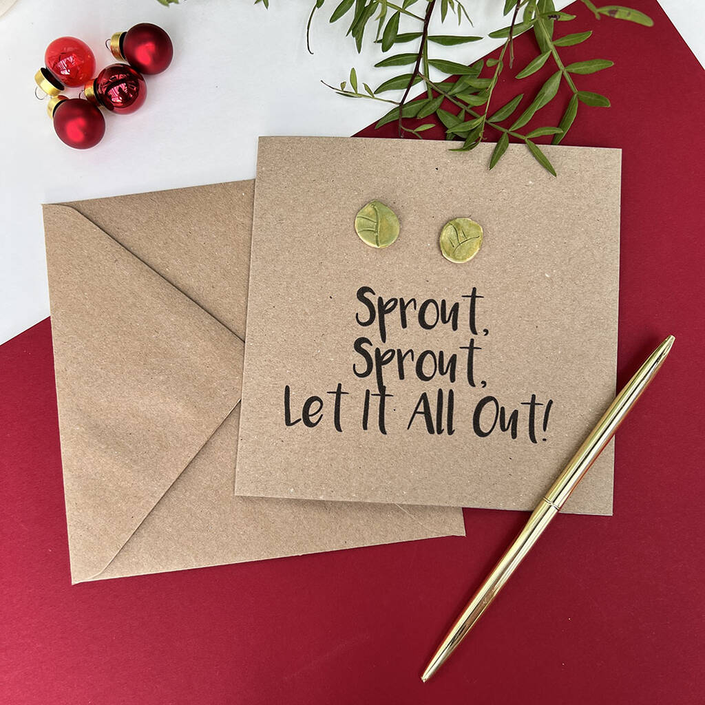 Handmade Sprout Christmas Cards By Juliet Reeves Designs ...