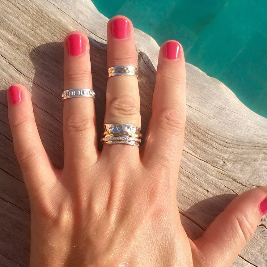 karma midi ring or toe ring by charlotte's web jewellery ...