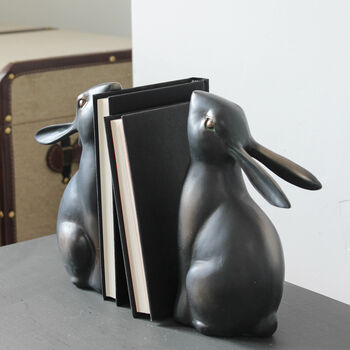 Rabbit Bookends By Marquis & Dawe | notonthehighstreet.com