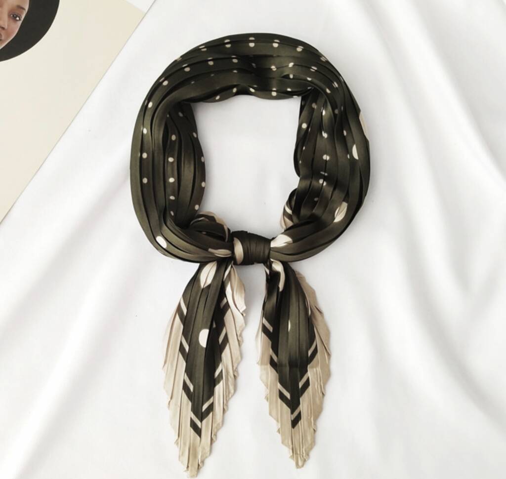 Polka Vintage Neck Scarf By GY Studios | notonthehighstreet.com