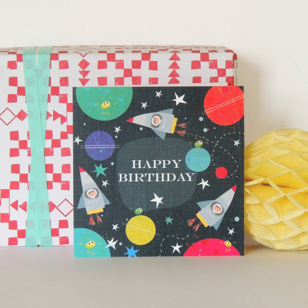 Space Card By Kali Stileman Publishing | notonthehighstreet.com