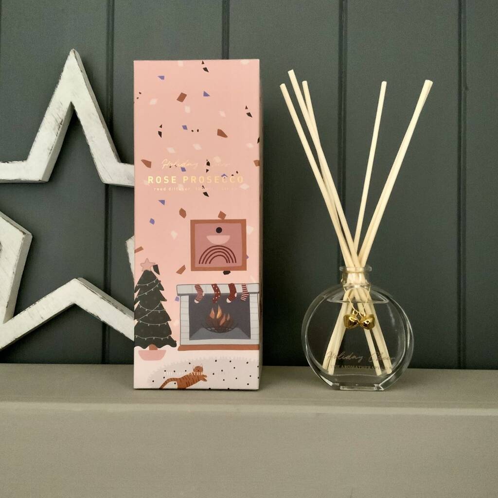 Reed Diffuser Rose 'Sparkling Wine' By Nest Gifts