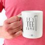 Personalised Golf 'It's Tee Time' Typography Mug By Hope and Halcyon ...