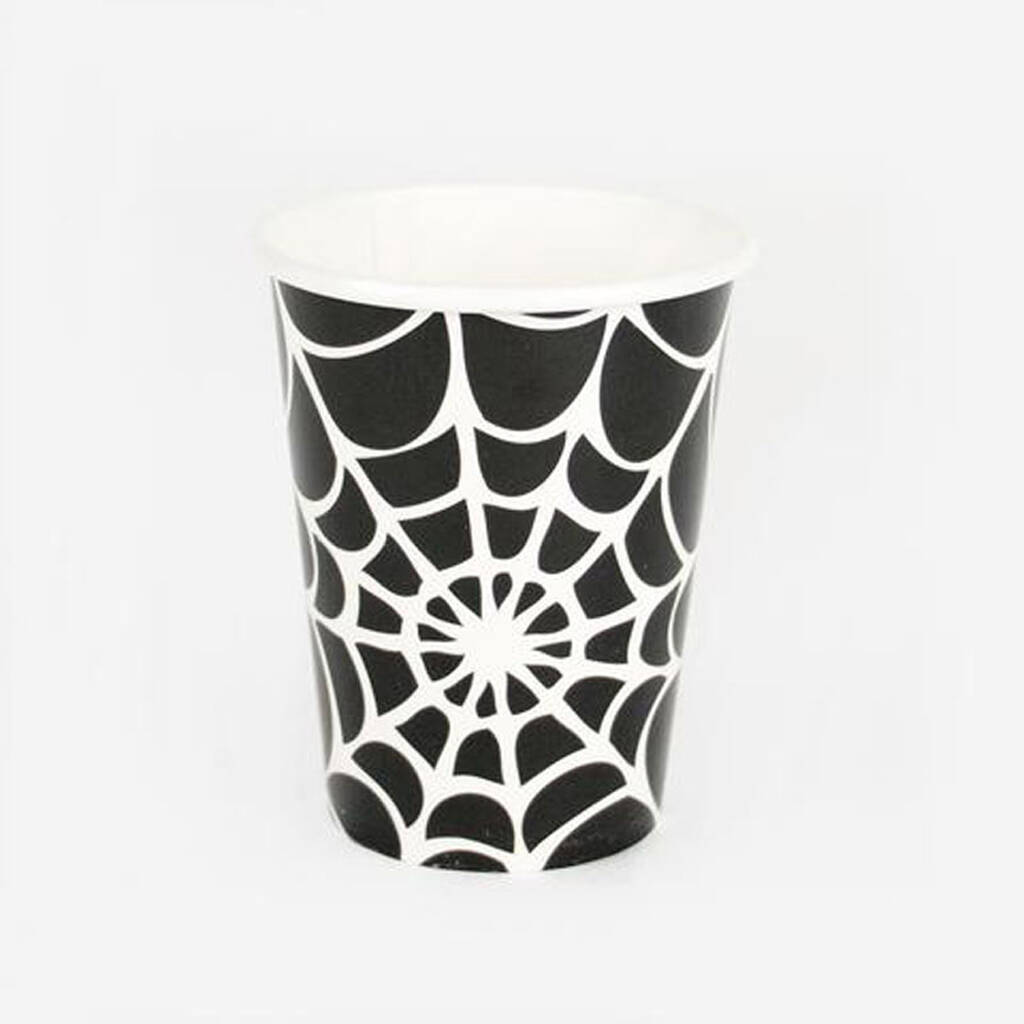 Halloween Spider Web Cups By Little Lulubel | notonthehighstreet.com