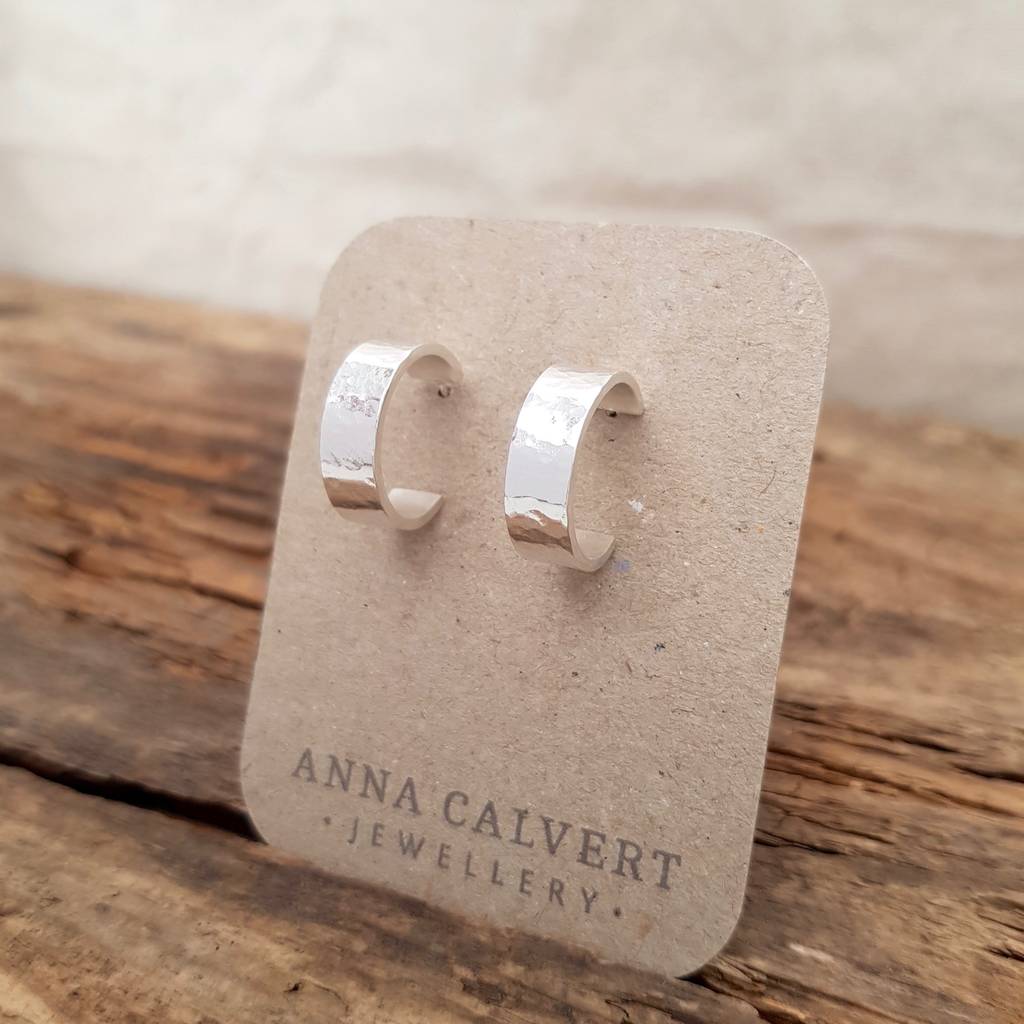 Chunky Sterling Silver Hoops By Anna Calvert Jewellery ...