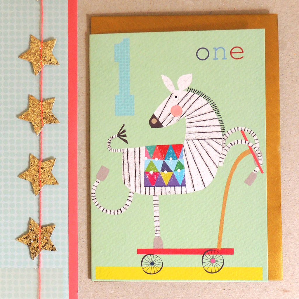 age one boys birthday card by kali stileman publishing ...