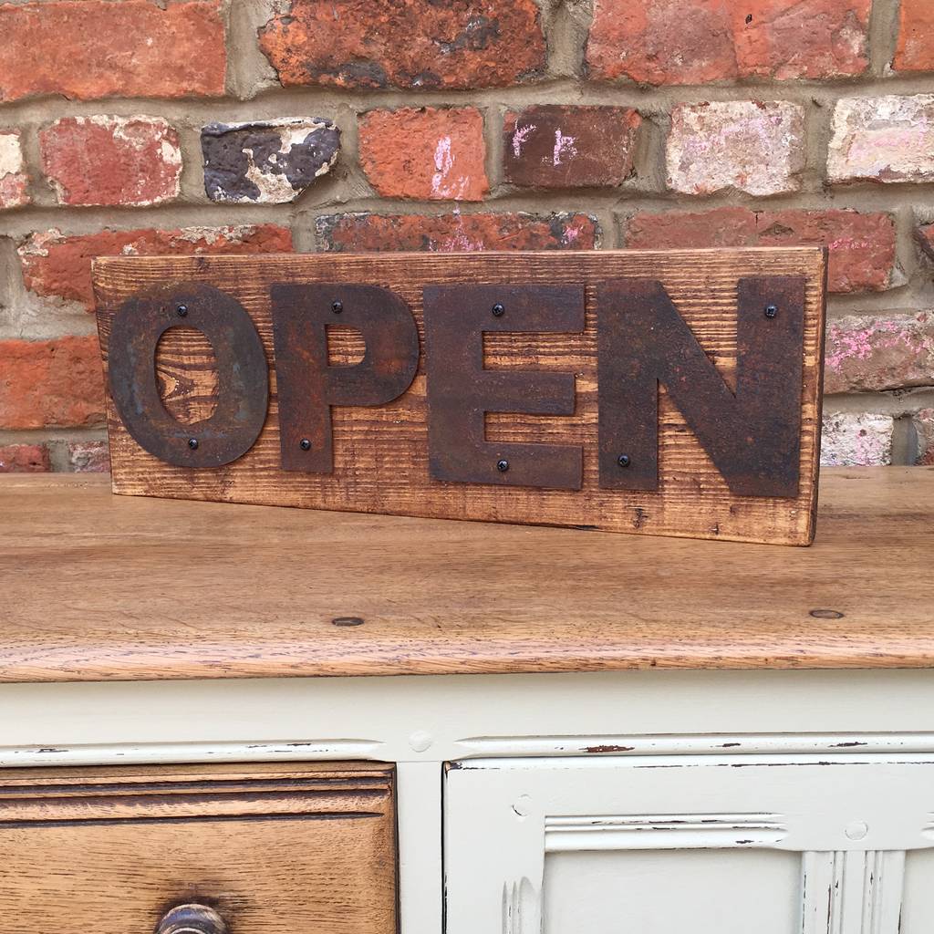 Personalised Wood And Metal Signs By RW NORFOLK | notonthehighstreet.com