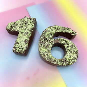 Number Chocolate Bar By Choc Til You Drop | notonthehighstreet.com