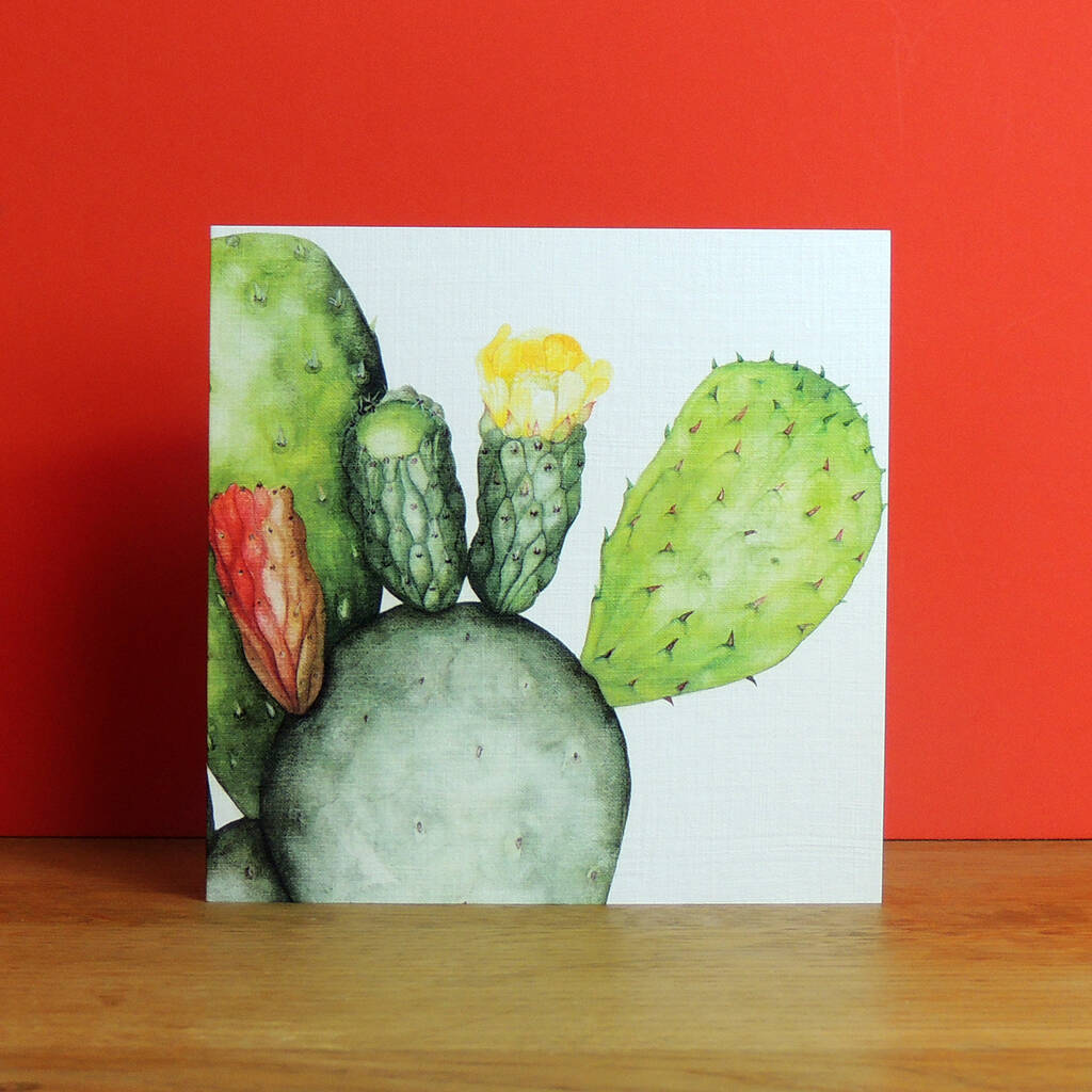 Prickly Pear Greetings Card By Kali Stileman Publishing ...