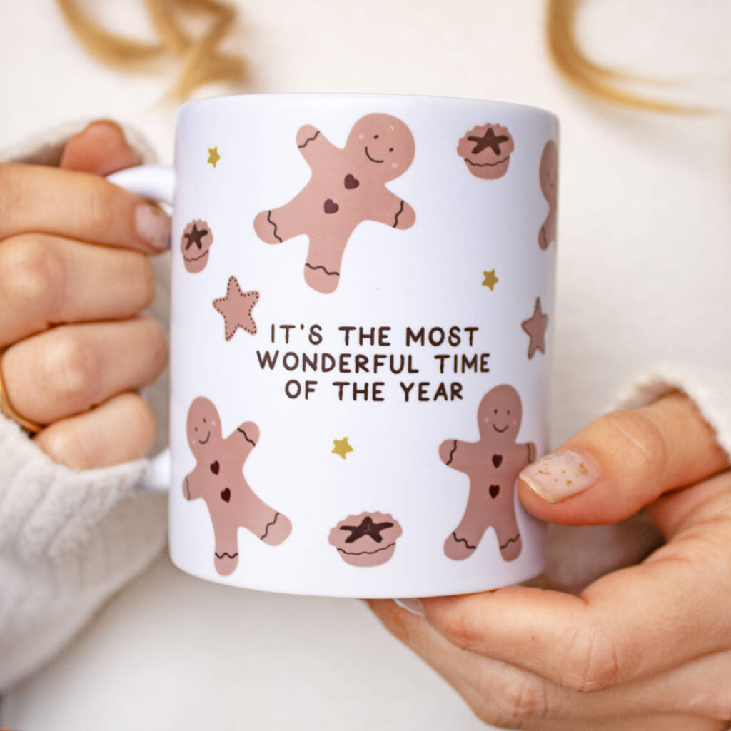 Most Wonderful Time Of The Year Christmas Matte Mug By TreatBox