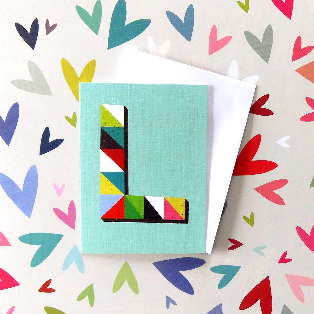 Mini L Alphabet Card By Kali Stileman Publishing