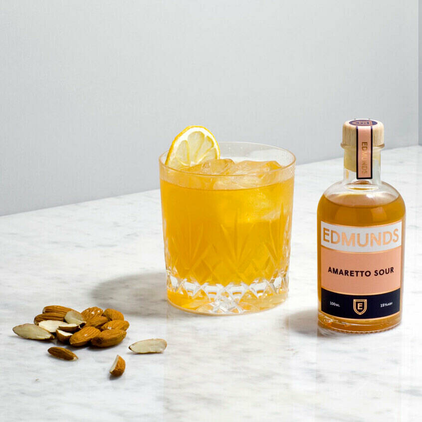 Amaretto Sour Handcrafted Bottled Cocktail By Edmunds Cocktails ...