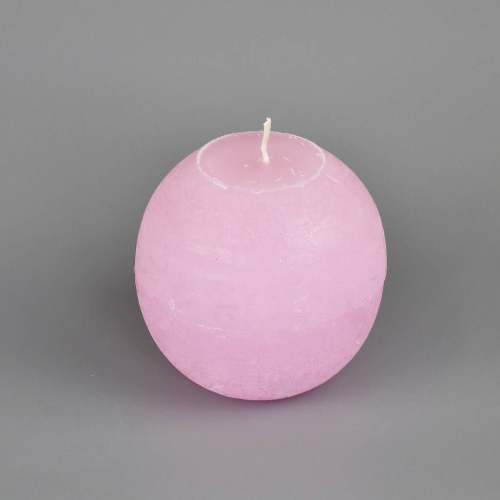 G Decor Georgia Light Pink Ombre Sphere Ball Candles By G Decor ...