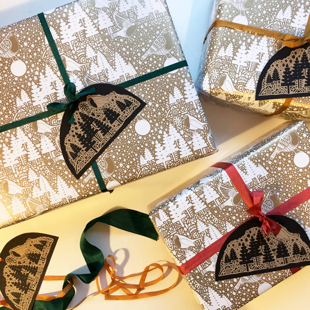 Gift Wrapping Paper Understory By Prism of Starlings ...