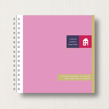 Personalised New Home Book By Designed | notonthehighstreet.com