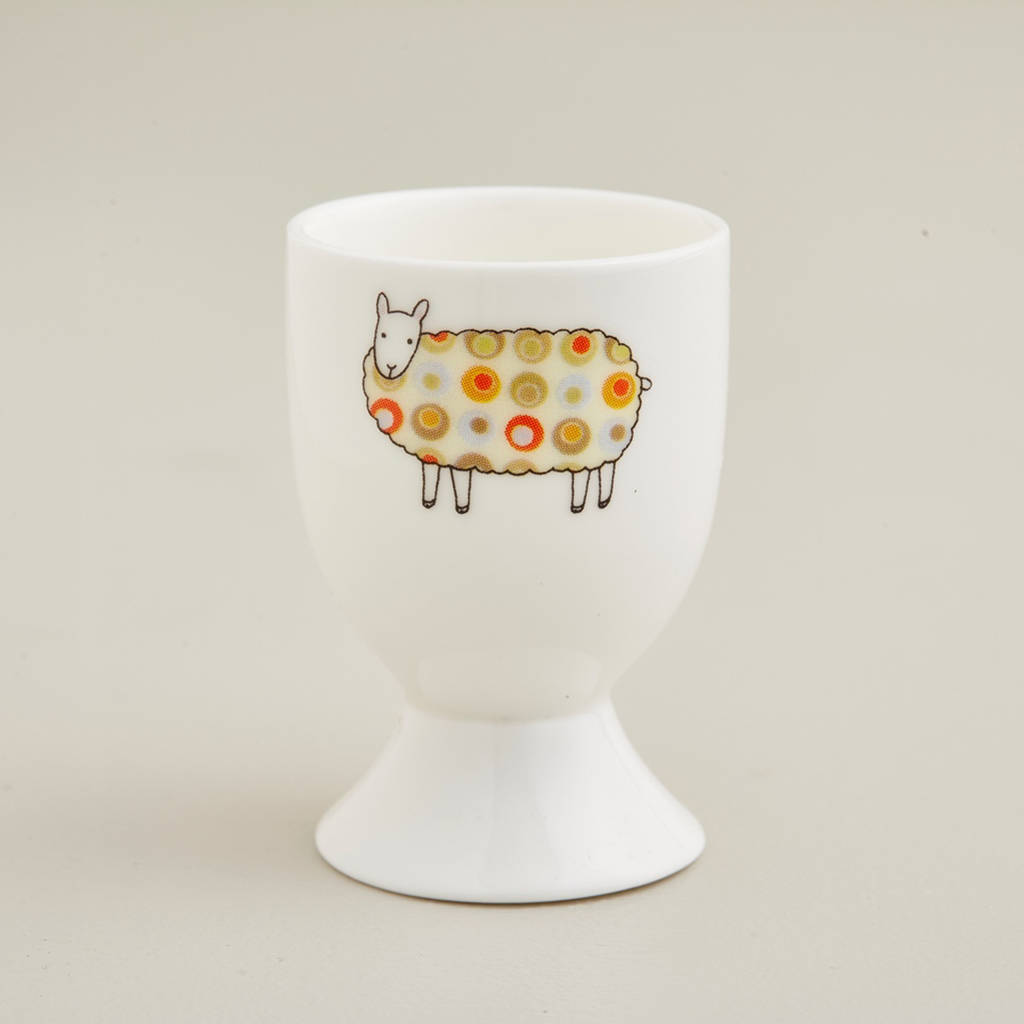 Sheep Egg Cup By Mary Kilvert | notonthehighstreet.com