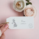 Personalised Map Guest Place Name Tags By Ditsy Chic ...