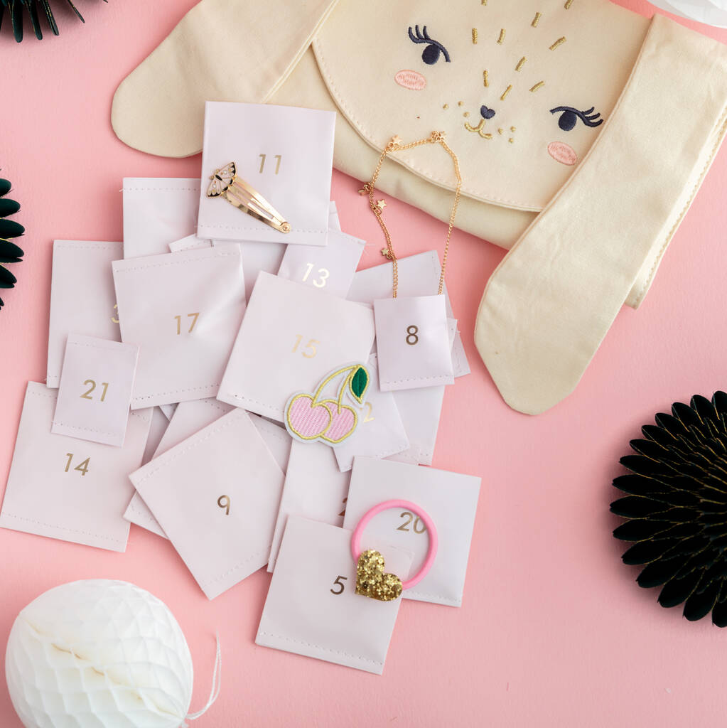 Christmas Bunny Rabbit Filled Advent Calendar By Postbox Party ...