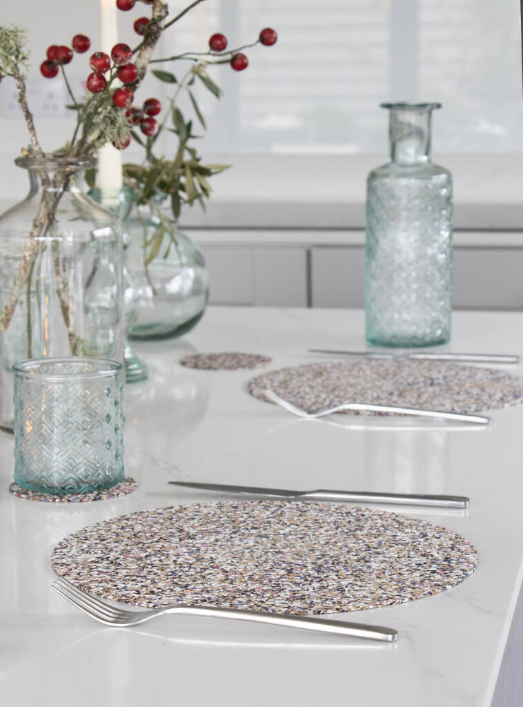 Beach Clean Round Coaster Set By LIGA | notonthehighstreet.com