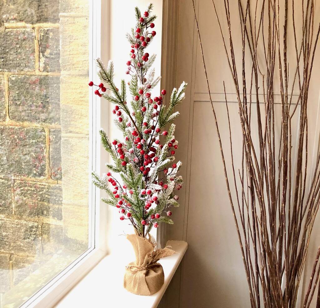 Tall Christmas Berry Tree By Pink Pineapple Home & Gifts ...