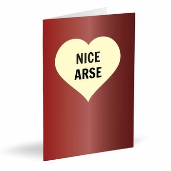 Nice Arse Card By Dialectable | notonthehighstreet.com