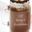Personalised Freakshake Mason Jar By Sophia Victoria Joy ...