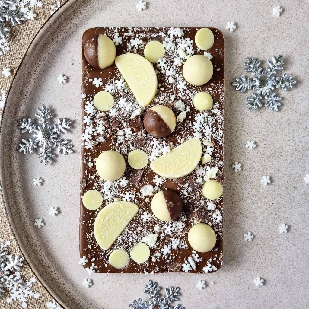 Snowball Milk Chocolate Christmas Slabb By The Slabb