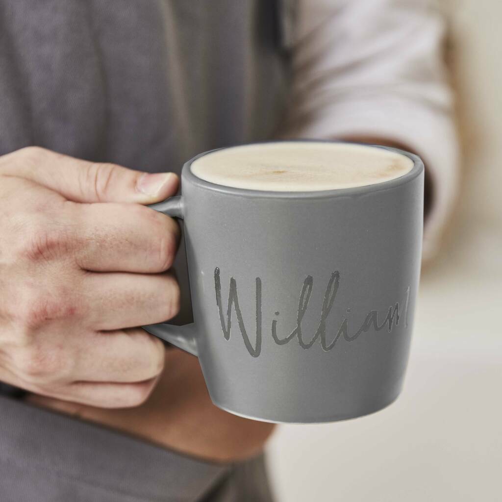 Personalised Engraved Stoneware Mug For Her By Sophia Victoria Joy ...