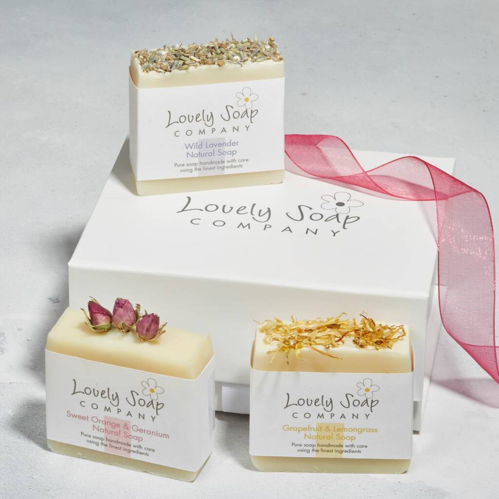 personalised soap selection gift set by lovely soap company ...