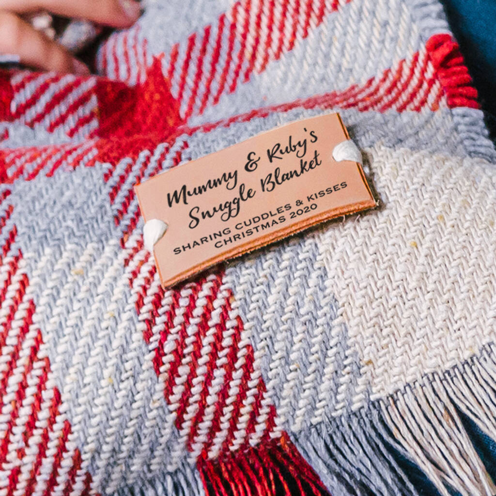 Personalised Mummy And Me Snuggle Blanket By Delightful Living ...