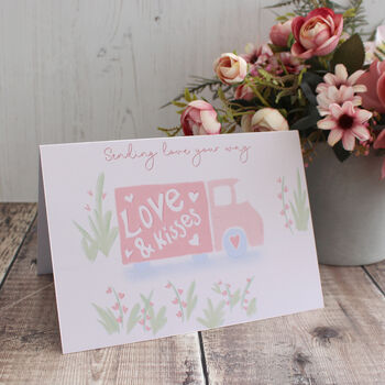 Personalised 'sending Love Your Way' Valentines Card By Kate Dorothy ...