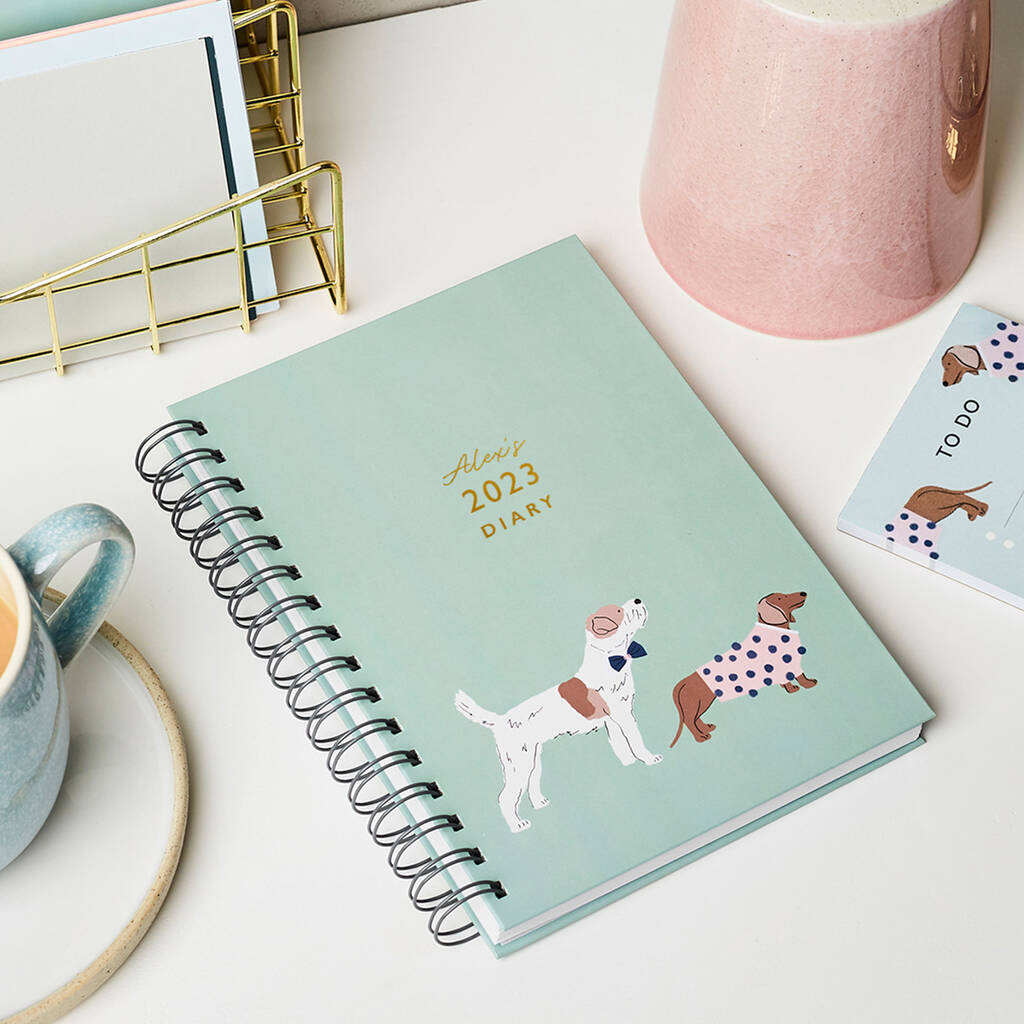Personalised Dapper Dogs 2023 Diary By Martha Brook ...