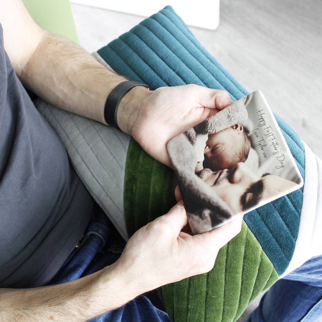 first father's day photo tile decoration by olivia morgan ltd ...