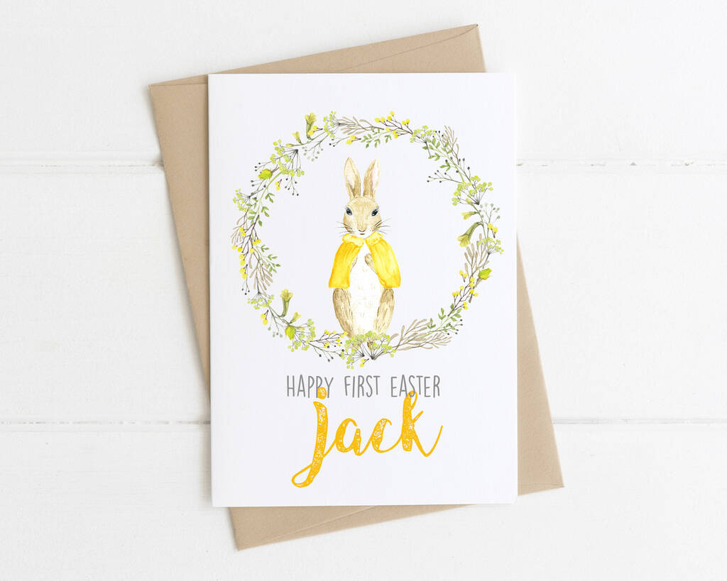 Personalised First Easter Card By Heartstrings Online ...