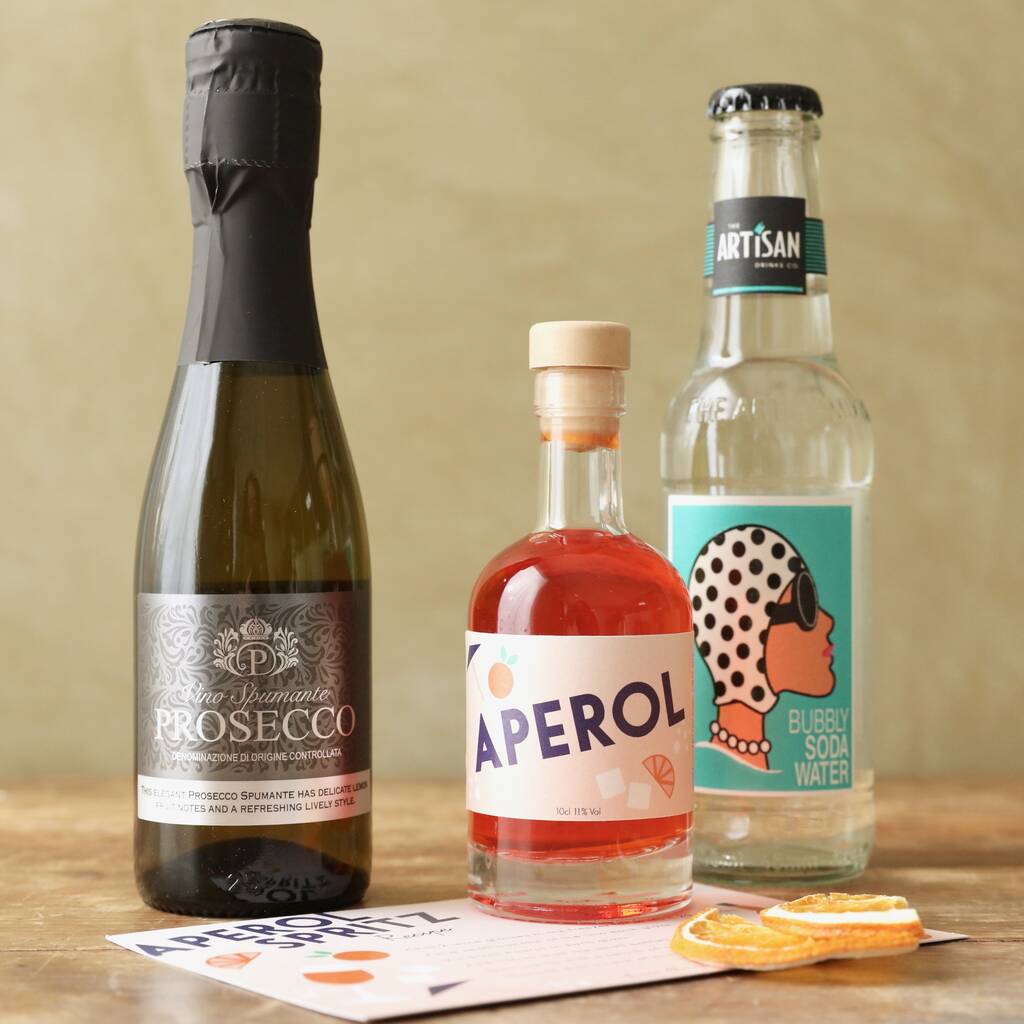 Aperol Spritz Cocktail Kit By Lisa Angel | notonthehighstreet.com