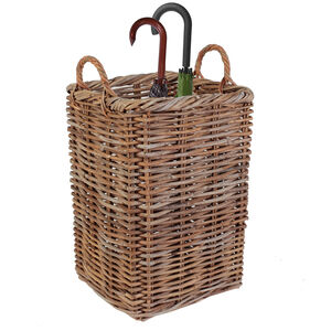 Free Standing Rattan Umbrella Basket By Dibor | notonthehighstreet.com