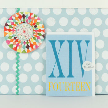 Mini Roman Numerals Number Fourteen Card By Kali Stileman Publishing ...
