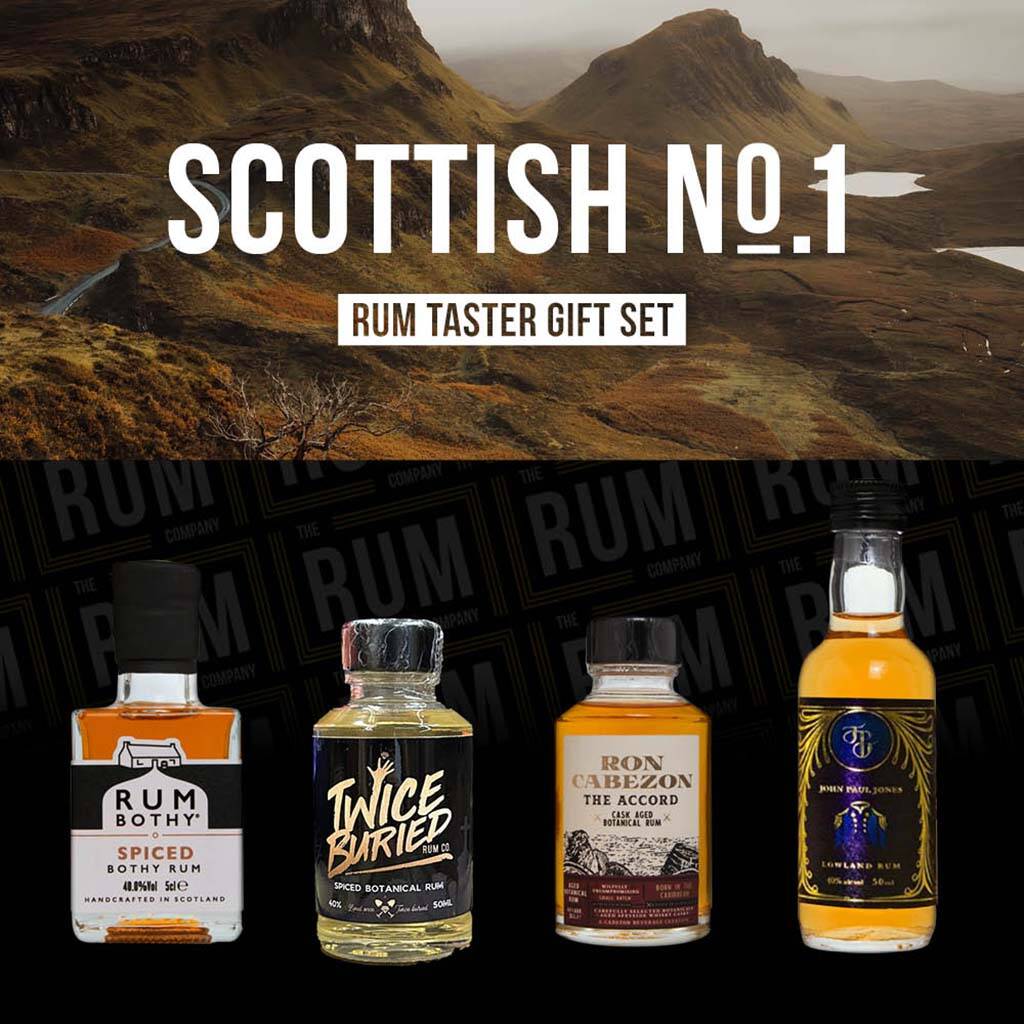 Scottish Rum Taster Set Gift Box One By The Rum Company ...
