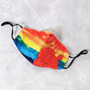 Rainbow Print Fabric Face Mask By Lagom | notonthehighstreet.com
